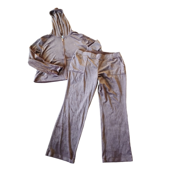 Juicy Couture | Other | Juicy By Juicy Couture Brown Velvet Velour Y2k ...